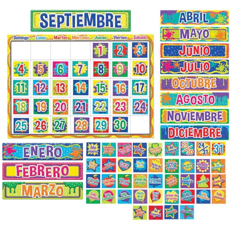 Color My World Spanish Calendar Bulletin Board Sets – Gramco School ...