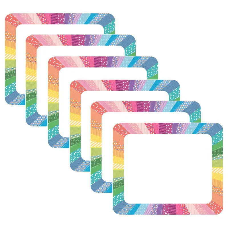 Crafty and Cool Name Tags, 40 Per Pack, 6 Packs – Gramco School Supplies