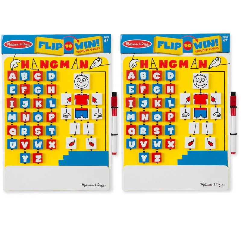 Flip-to-Win Hangman Travel Game, Pack of 2 – Gramco School Supplies