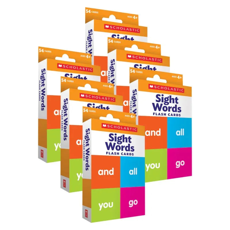 Flash Cards: Sight Words, 6 Packs – Gramco School Supplies