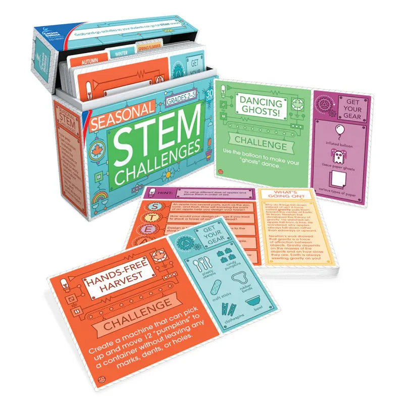 Seasonal STEM Challenges Learning Cards – Gramco School Supplies