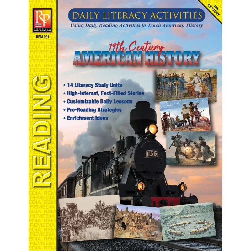 Daily Literacy Activities: 19th Century American History Reading ...