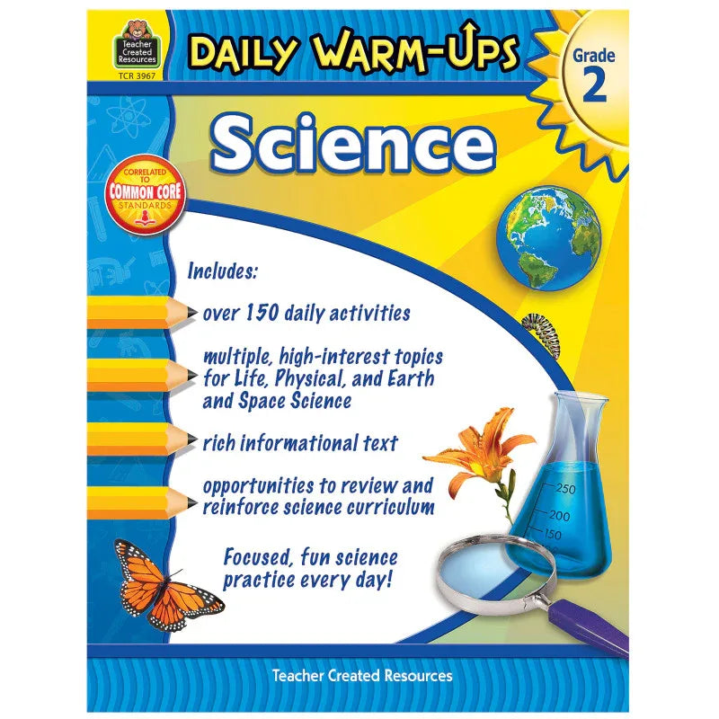 Daily Warm-Ups Science Book, Grade 2 – Gramco School Supplies