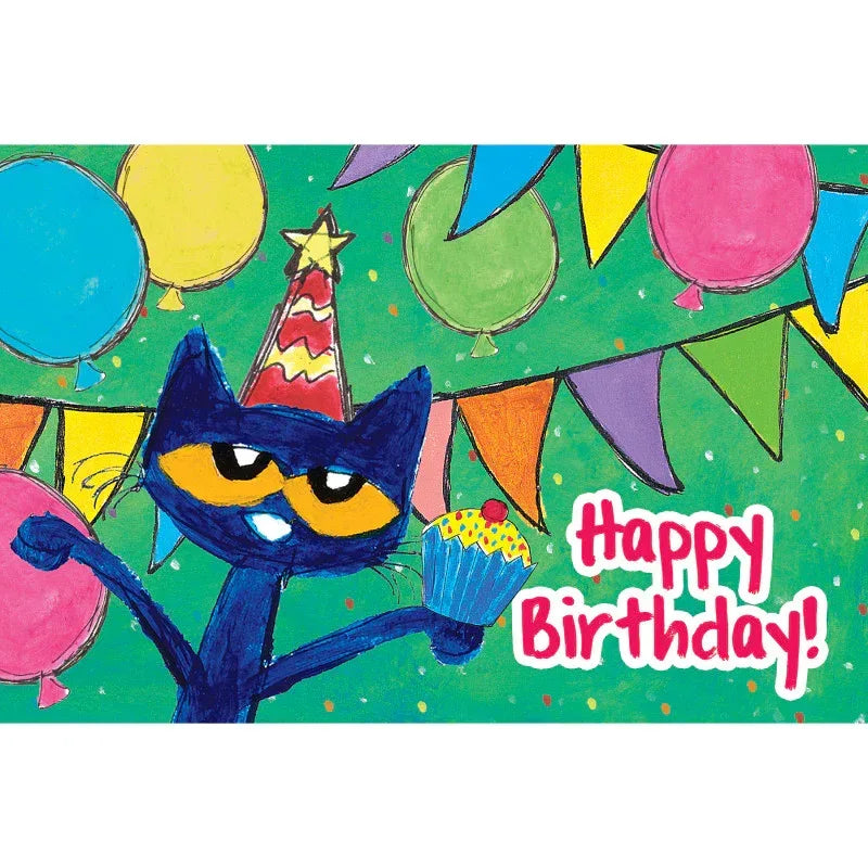 Pete The Cat Happy Birthday Postcards, Pack of 30 – Gramco School Supplies