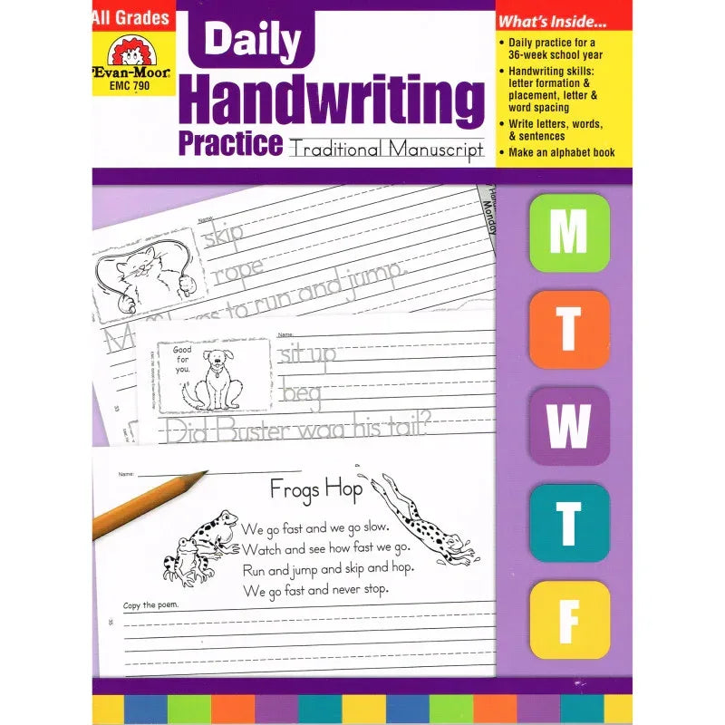 Daily Handwriting Practice Book: Traditional Manuscript – Gramco School ...