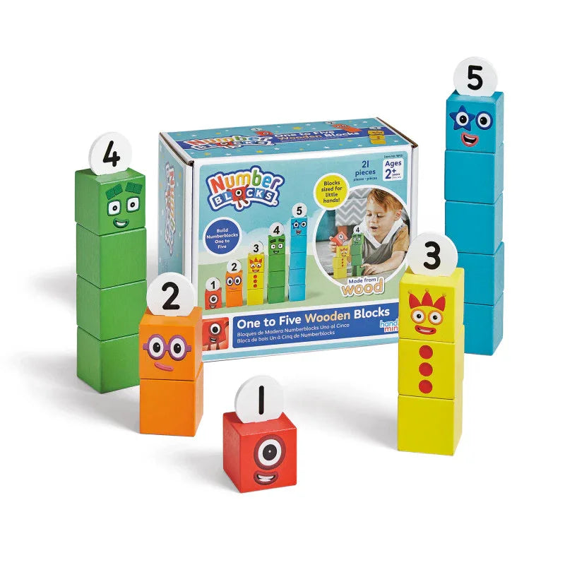Numberblocks™ One to Five Wooden Blocks – Gramco School Supplies
