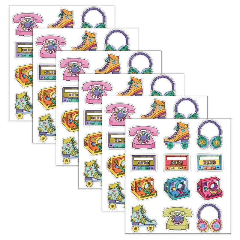 Retro Remix Cutouts, 36 Per Pack, 6 Packs – Gramco School Supplies