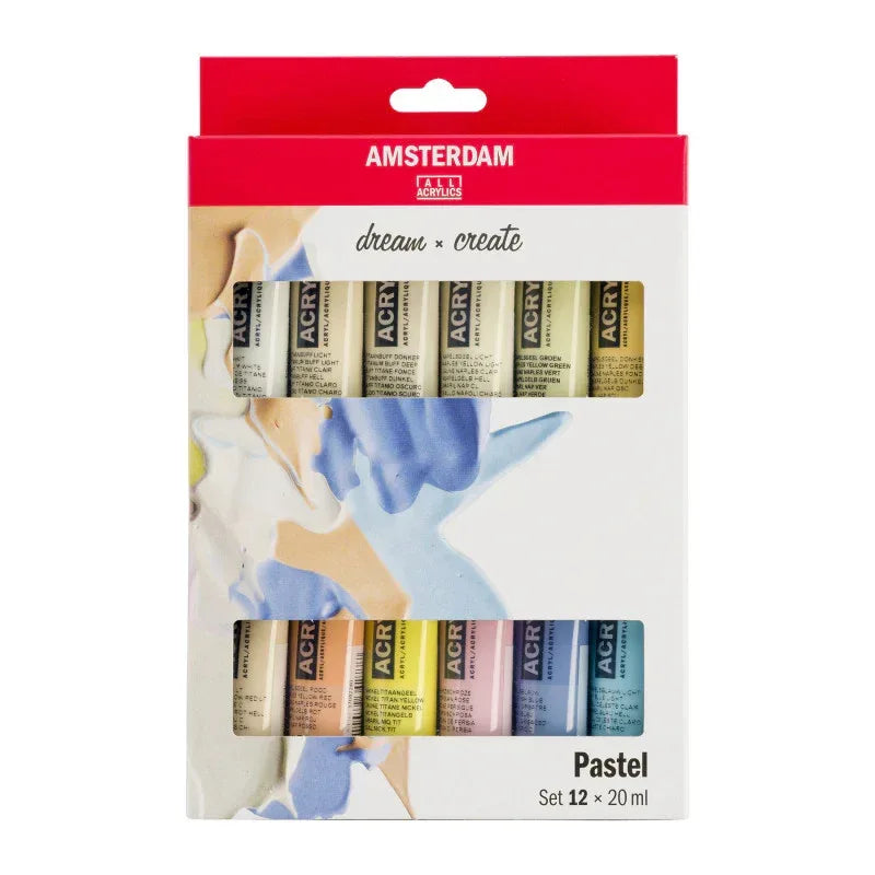 Standard Acrylic Pastels Set, 12 x 20mL – Gramco School Supplies