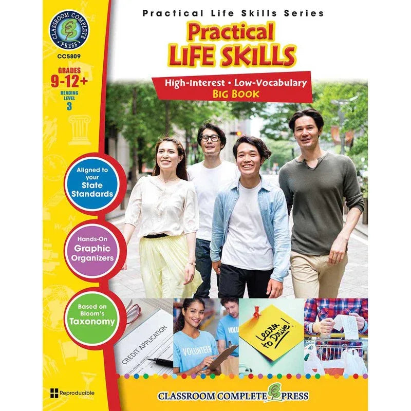 Real World Life Skills: Practical Life Skills Big Book, Grade 9-12 ...