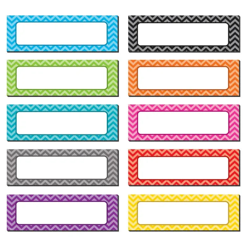 Chevron Labels Magnetic Accents, Pack of 20 – Gramco School Supplies