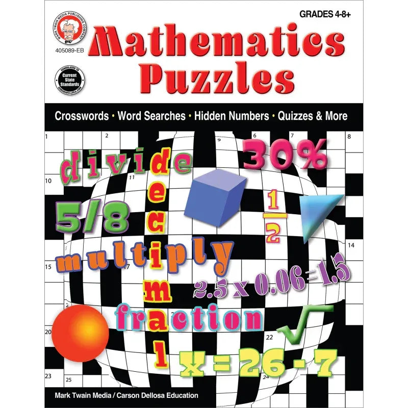 Mathematics Puzzles Workbook – Gramco School Supplies