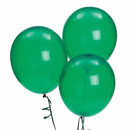 11'' Latex Emerald Green Color Balloons 144 package – Gramco School ...