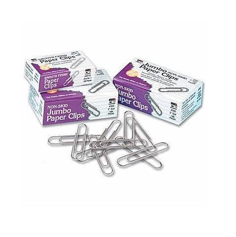 #1 Gem Paper Clips Regular Size, Non-Skid, 100/Box – Gramco School Supplies