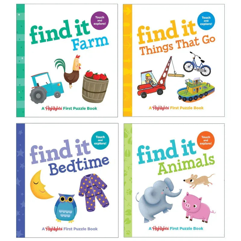 Find It Board Books, Set of 4 – Gramco School Supplies