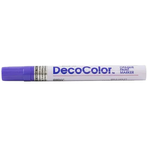 Uchida 300-S Marvy Deco Color Broad Point Paint Marker, Violet – Gramco ...