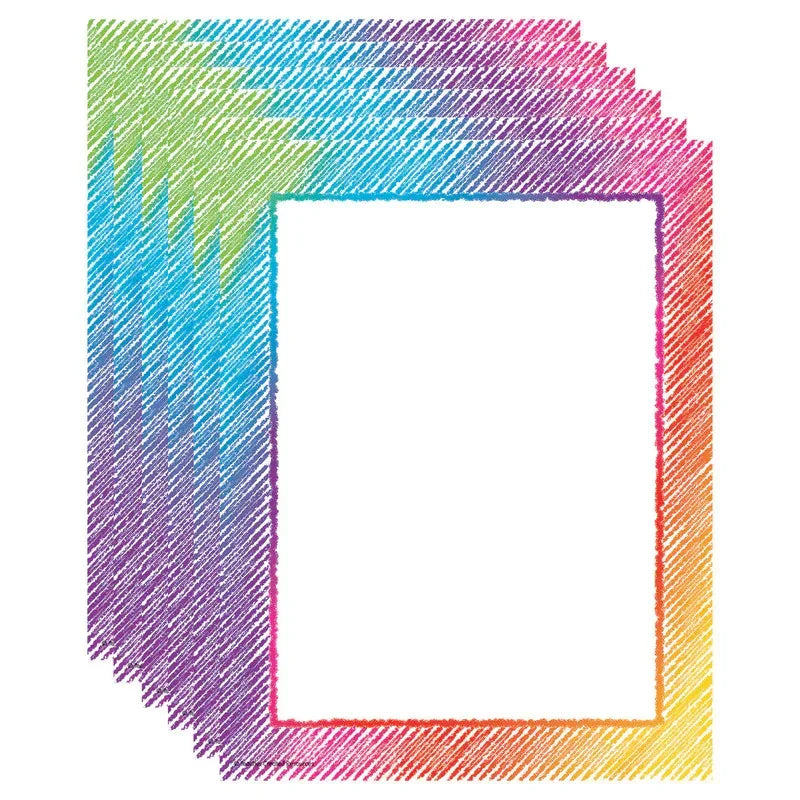 Colorful Scribble Computer Paper, 50 Sheets Per Pack, 6 Packs – Gramco ...