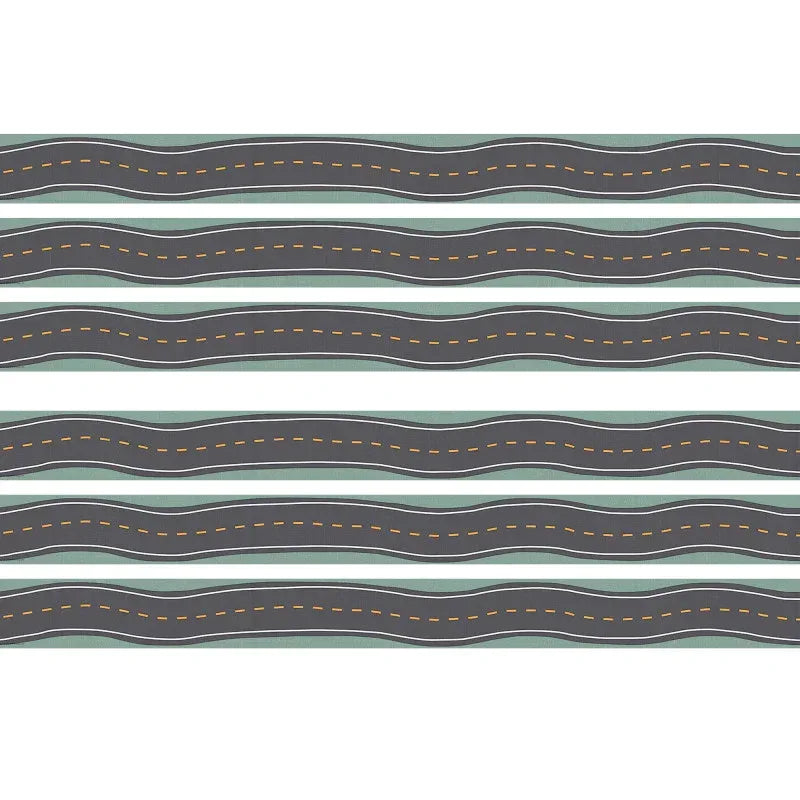 Road Trip Straight Border Trim, 35 Feet Per Pack, 6 Packs – Gramco ...
