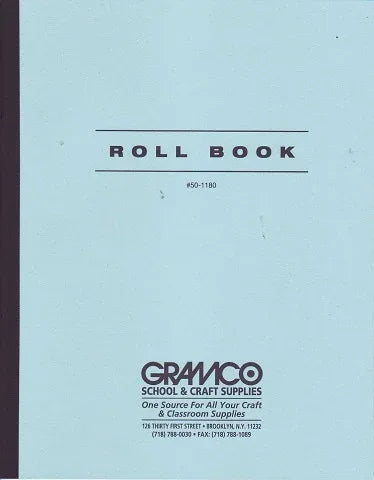 Teachers Roll Book 48 Sheets ESS501180 – Gramco School Supplies