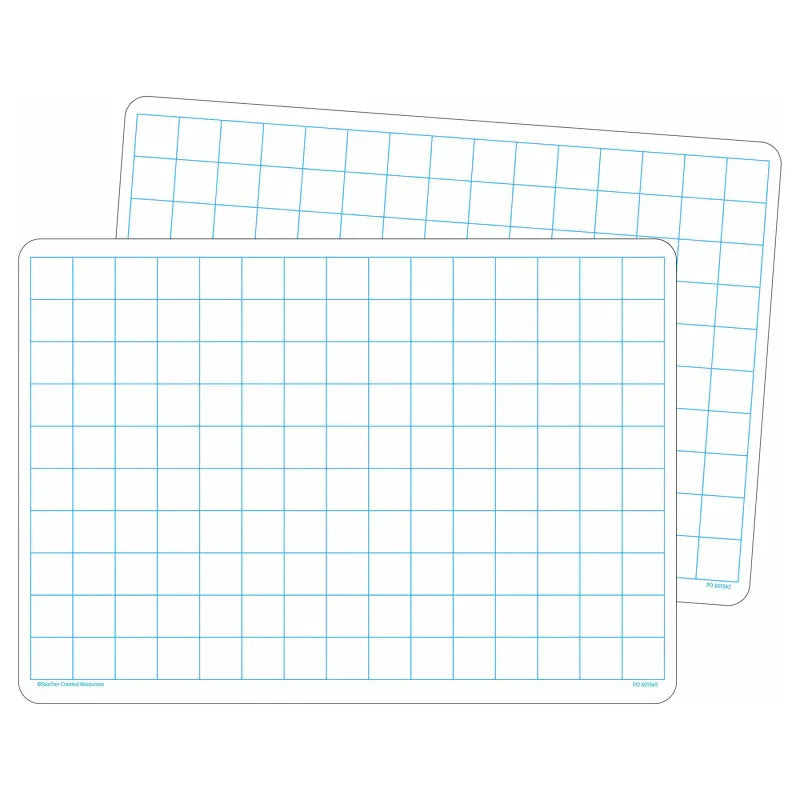 Double-Sided Math Grid Dry Erase Boards, Pack of 10 – Gramco School ...
