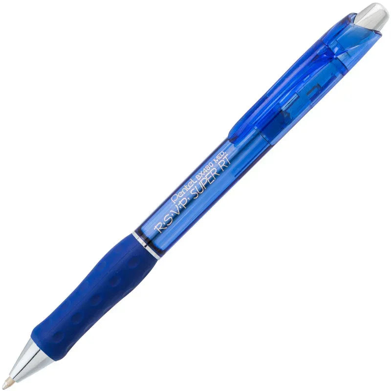 R.S.V.P.® Super RT Retractable Ballpoint Pen, Blue – Gramco School Supplies