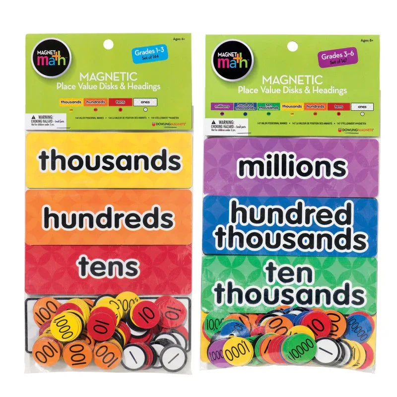 Magnetic Place Value Disks & Headings Bundle – Gramco School Supplies