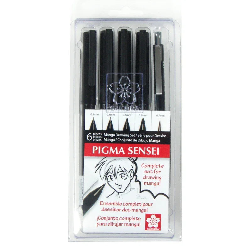 Pigma Sensei Manga Drawing Kit, 6-Piece Set – Gramco School Supplies