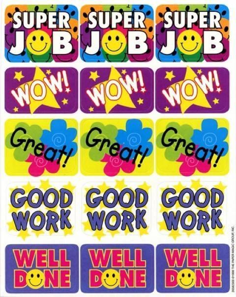 Eureka Super Job Success Stickers (658230) – Gramco School Supplies