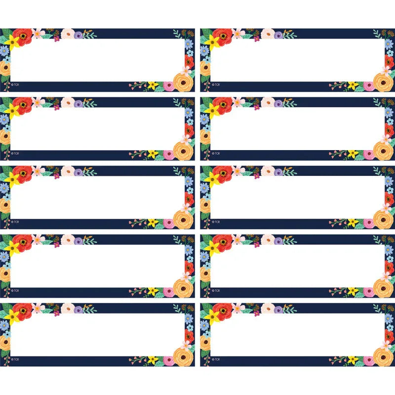Wildflowers Magnetic Labels Accents, Pack of 20 – Gramco School Supplies