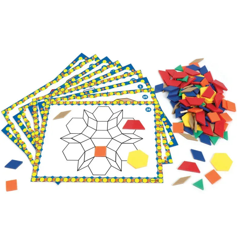 Pattern Block Design and Discover Set – Gramco School Supplies