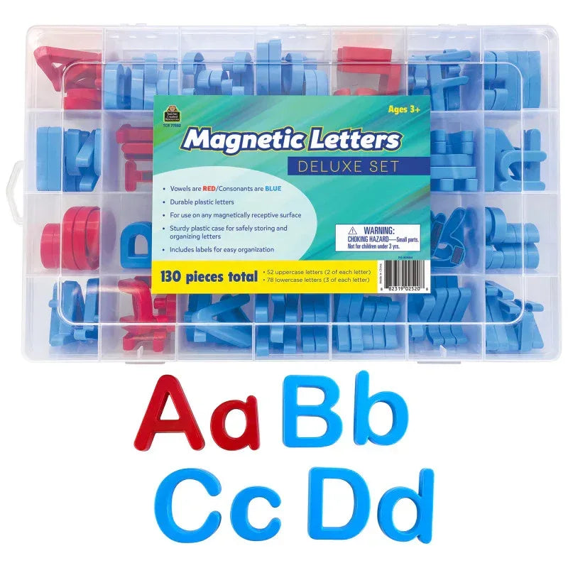 Magnetic Letters Deluxe Set, 130 Pieces – Gramco School Supplies