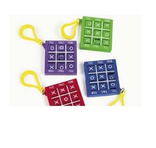 Plastic Tic Tac Toe Games With Clip , 12 units – Gramco School Supplies