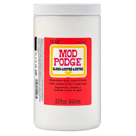 Mod Podge Decoupage Glue 32-Ounce, CS11203 Gloss Finish – Gramco School ...