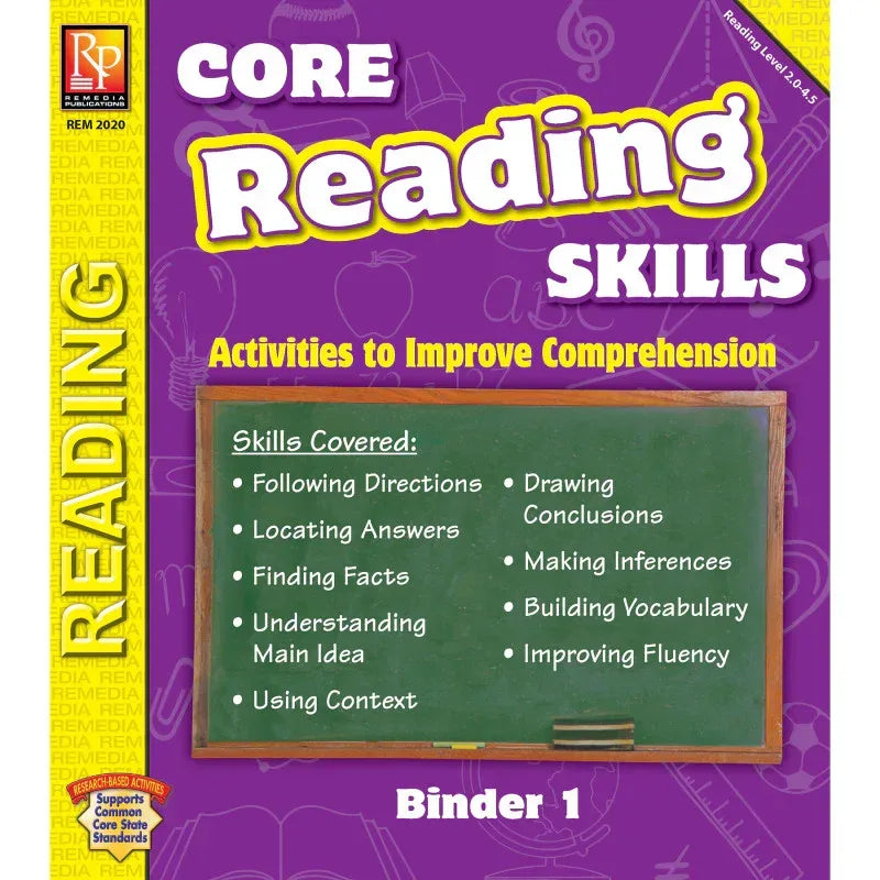 Core Reading Skills Program: Binder 1 – Gramco School Supplies