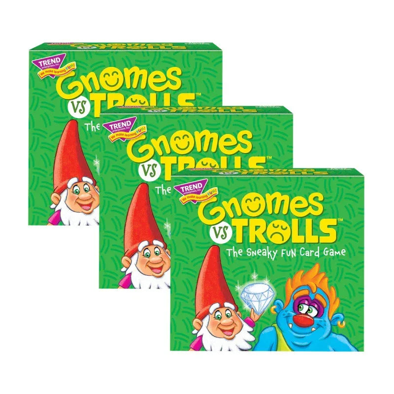GNOMES vs TROLLS™ Three Corner™ Card Game, Pack of 3 – Gramco School ...