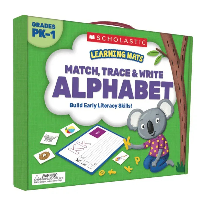 Learning Mats: Match, Trace & Write the Alphabet for Grades PreK-1 ...