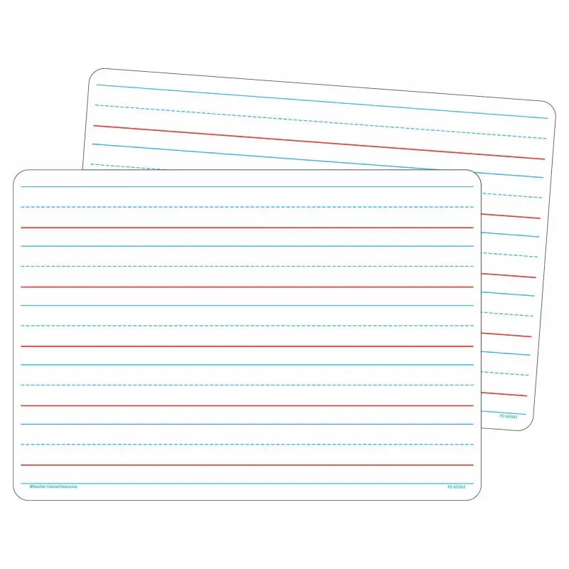 Double-Sided Writing Dry Erase Boards, Pack of 10 – Gramco School Supplies