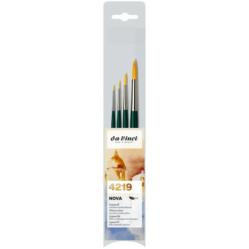 NOVA Model Painting Brushes, Synthetic, All Paint Types, Round, Series ...