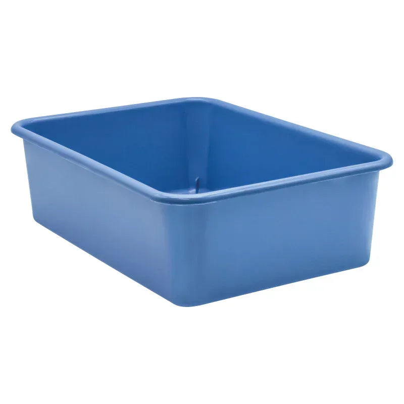 Slate Blue Large Plastic Storage Bin – Gramco School Supplies