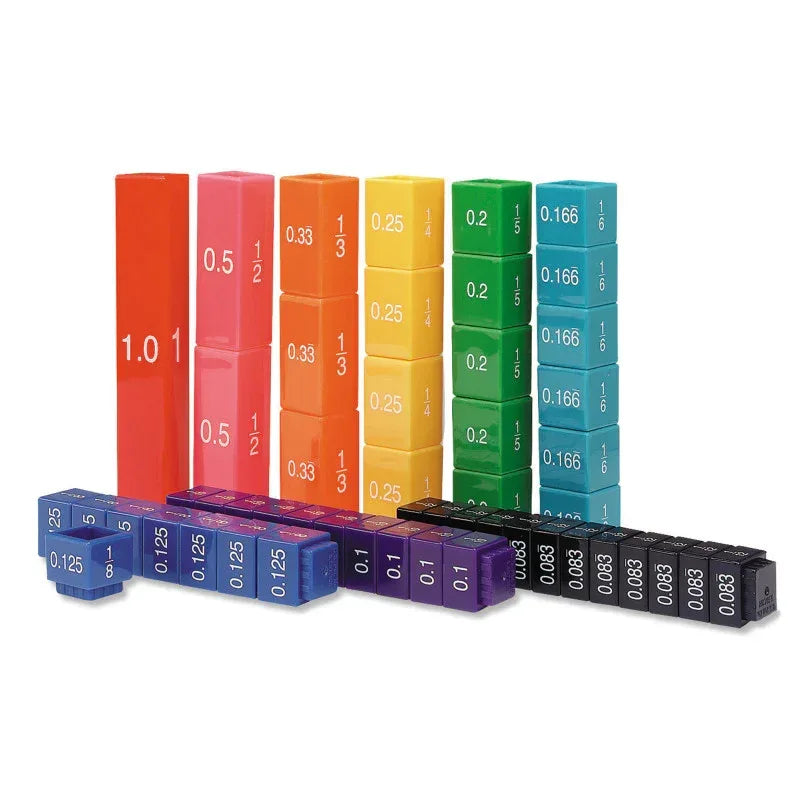 Fraction Tower® Equivalency Cube Set, Set of 51 – Gramco School Supplies
