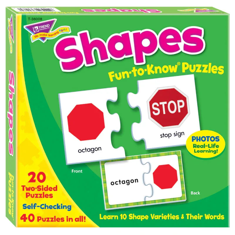 Shapes Fun-to-Know® Puzzles – Gramco School Supplies