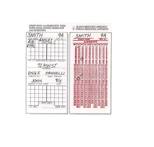 Delaney Cards, 1 5⁄8" x 3 1⁄16", 200/pk. – Gramco School Supplies