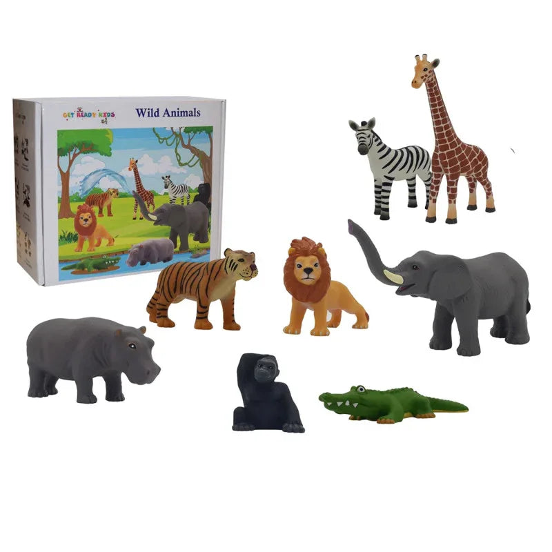Wild Animal Playset, 8 Pieces – Gramco School Supplies