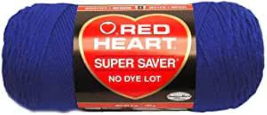Red Heart Jumbo Super Saver Yarn - Royal Blue (064810) – Gramco School ...