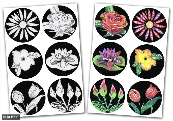 Jewish Color & Rub Stickers Flowers – Gramco School Supplies