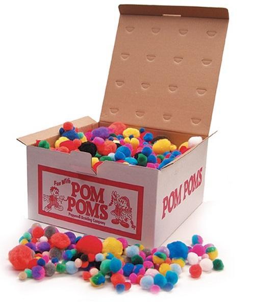 Giant Box of Pom-Poms - 1000/BOX – Gramco School Supplies